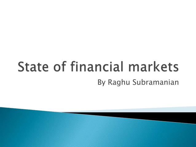 Financial Markets | PPT