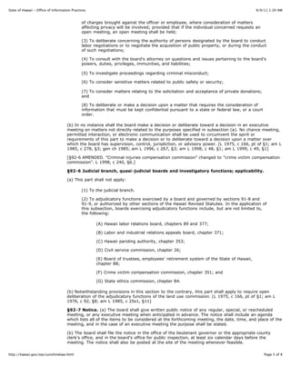 State of Hawaii – Office of information practices | PDF | Political ...