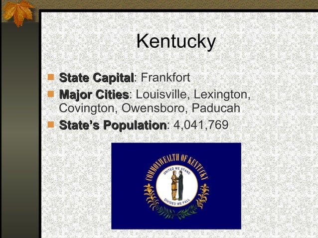 State of kentucky | PPT