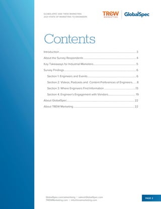 2021 State of Marketing to Engineers | GlobalSpec | PDF | Web ...