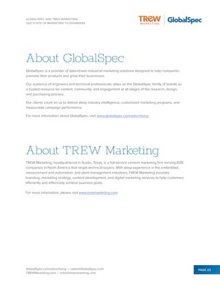 2021 State of Marketing to Engineers | GlobalSpec | PDF | Web ...