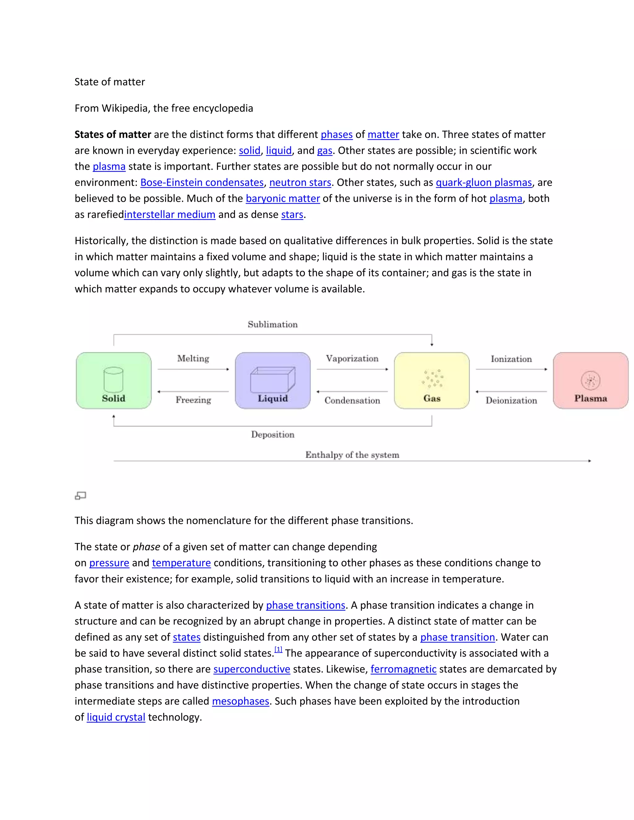 State of matter | DOCX