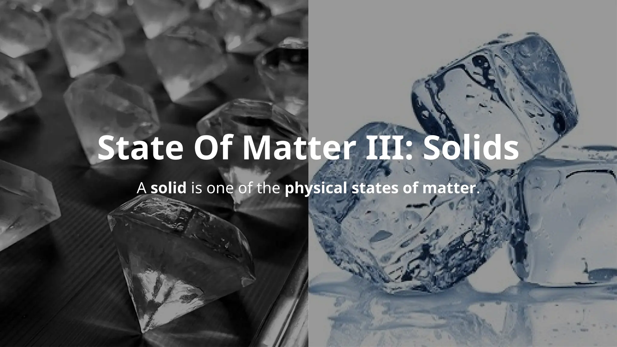 State Of Matter III Solid Characters complete | PPTX