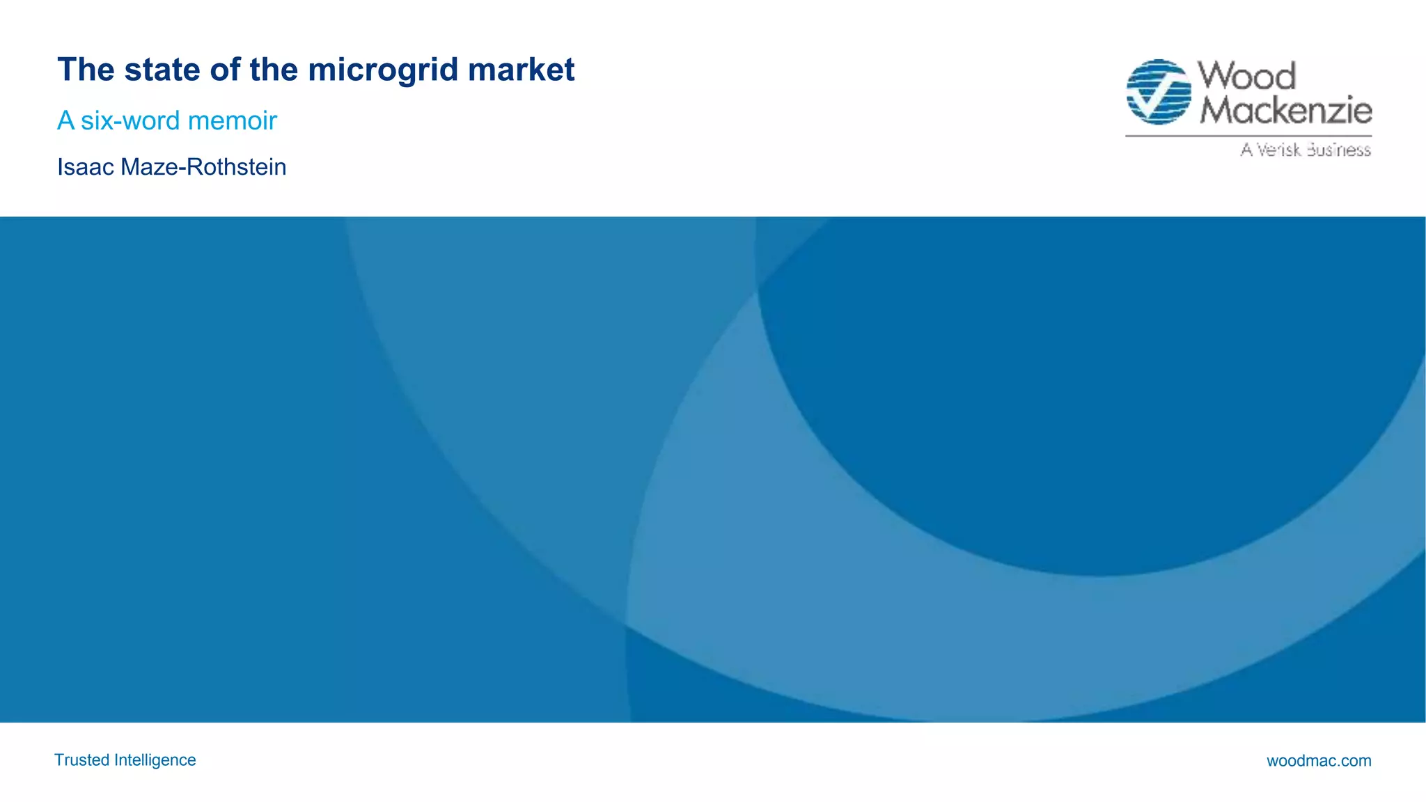The State of the US Microgrid Market | PPTX
