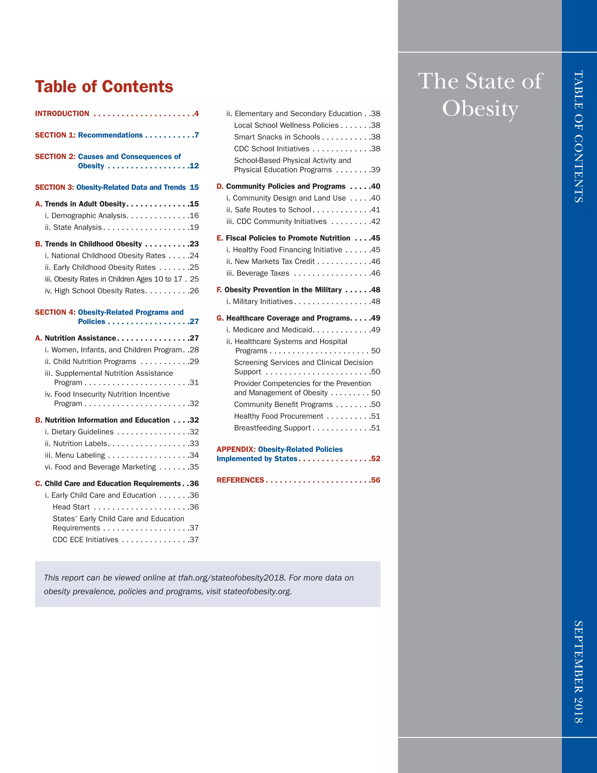 State of obesity 2018 | PDF