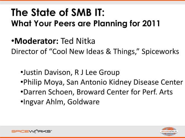 State of SMB IT - Ted | PPTX