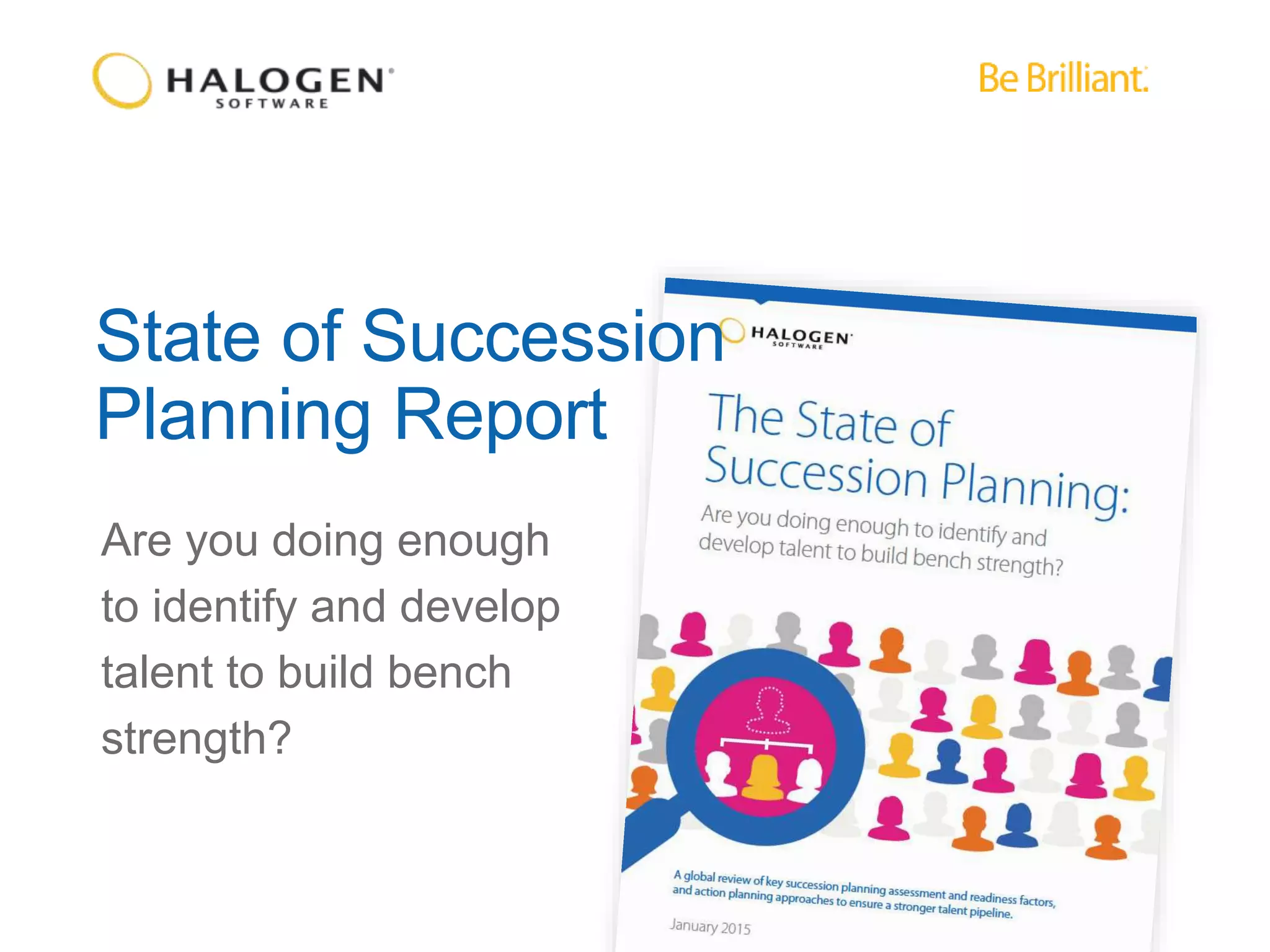 State of Succession Planning Report: Are you doing enough to identify ...