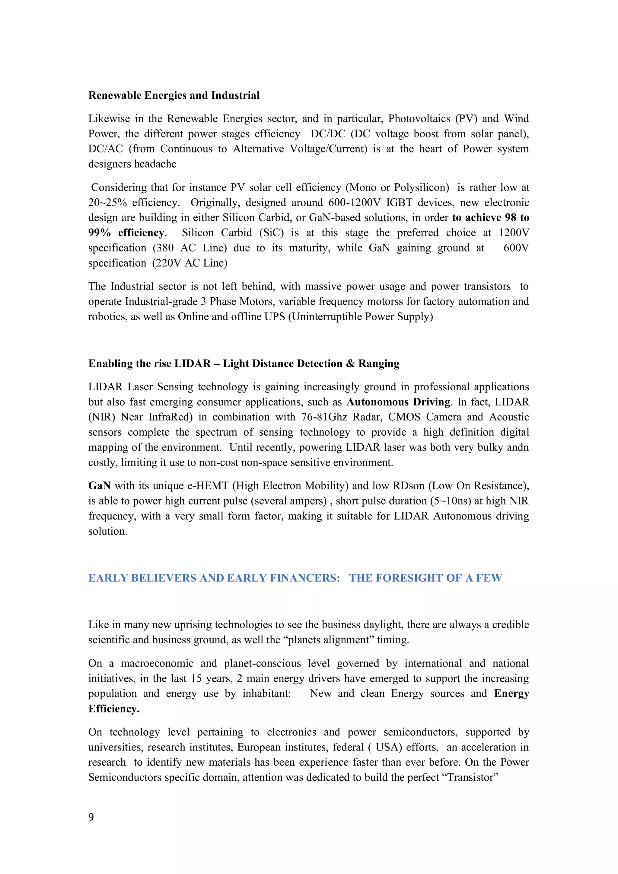 State of the art GAN on Silicon - the grail of power electronics | PDF