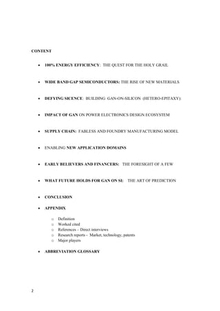State of the art GAN on Silicon - the grail of power electronics | PDF