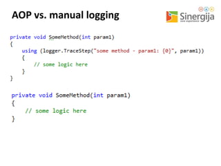 State of the art logging | PPTX