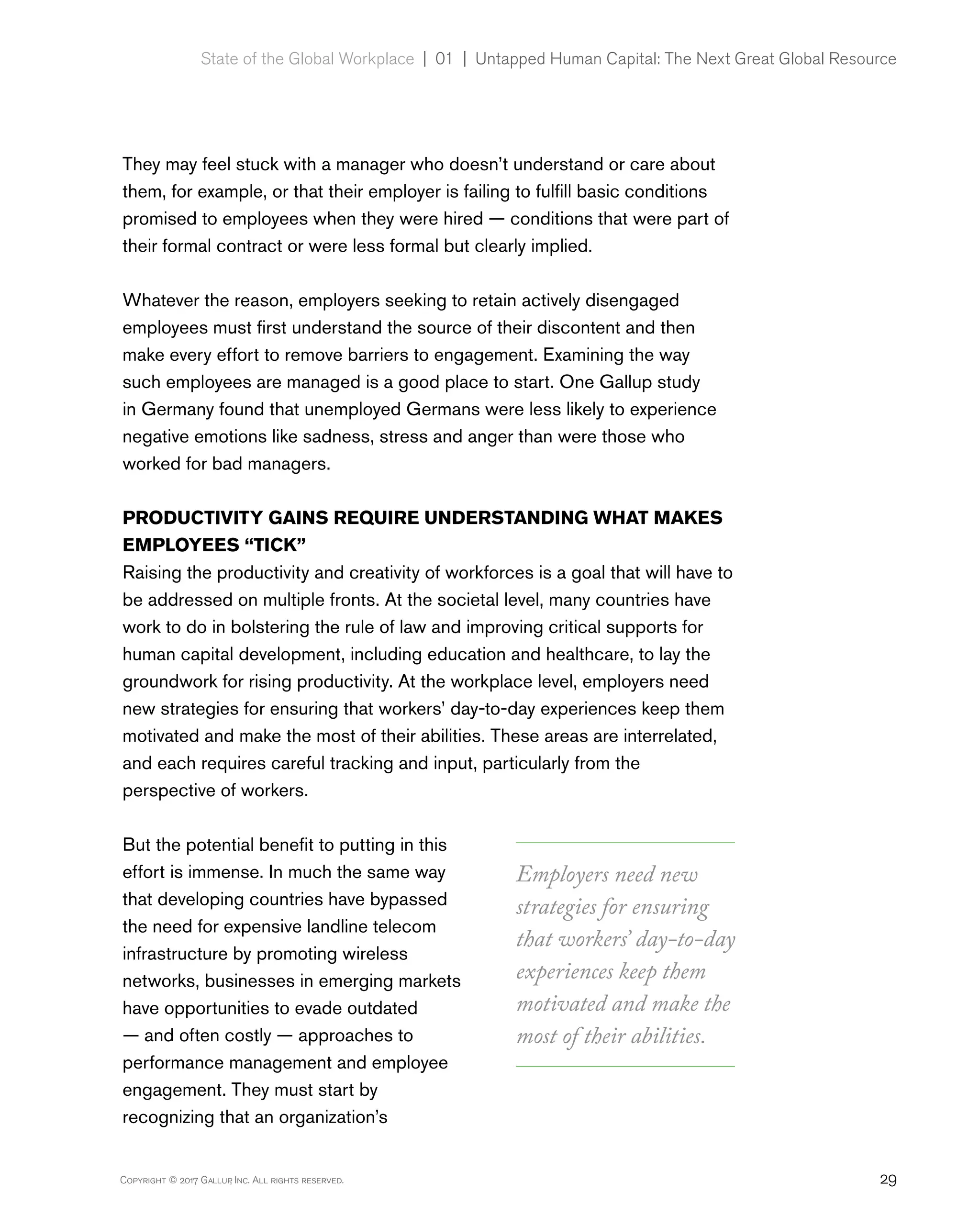 State of the Global Workplace - Gallup Report (2017) | PDF