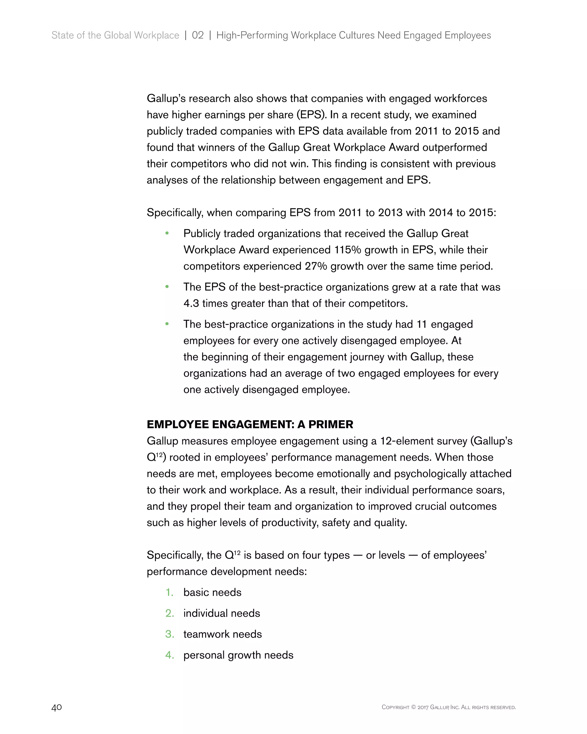 State of the Global Workplace - Gallup Report (2017) | PDF