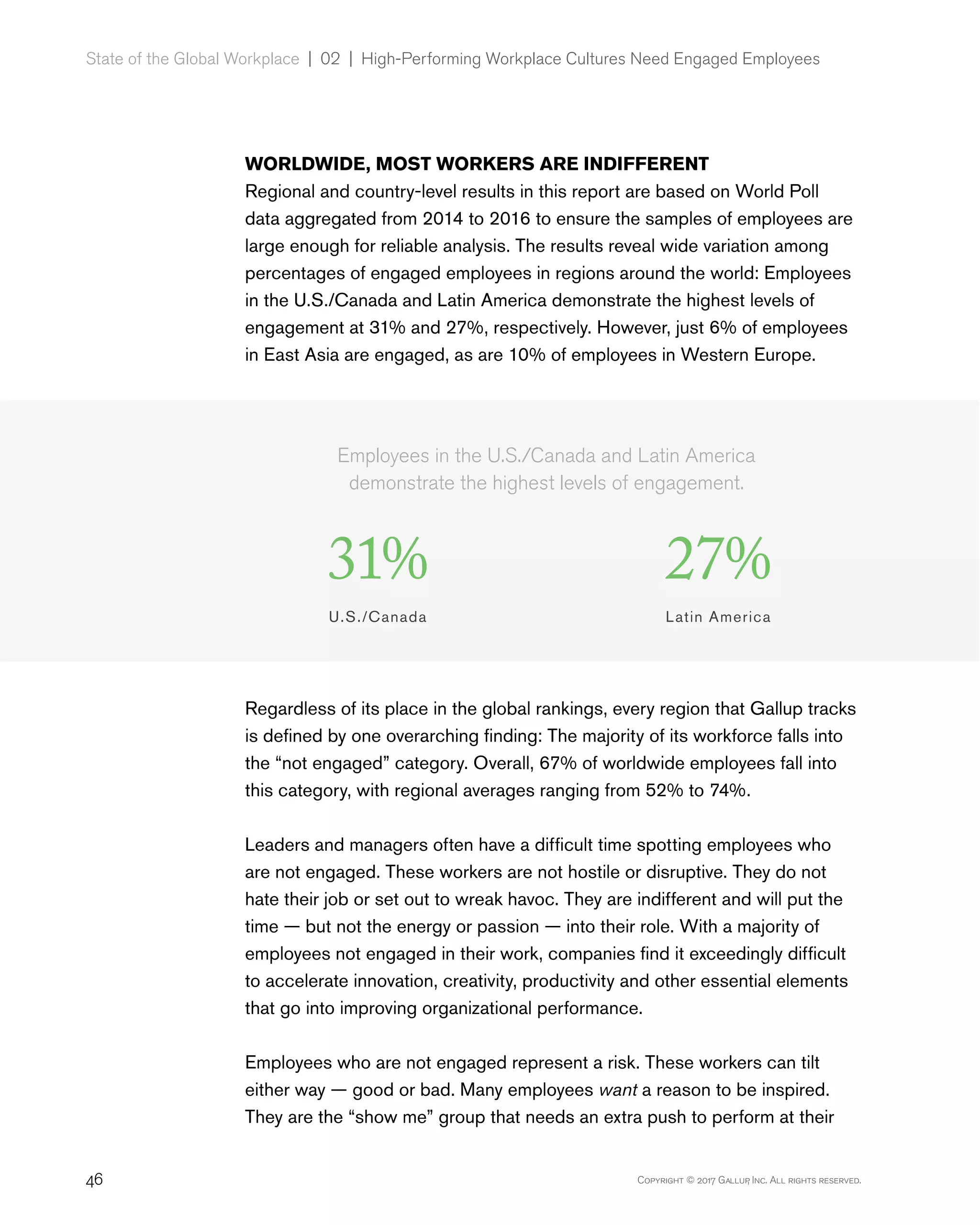 State of the Global Workplace - Gallup Report (2017) | PDF