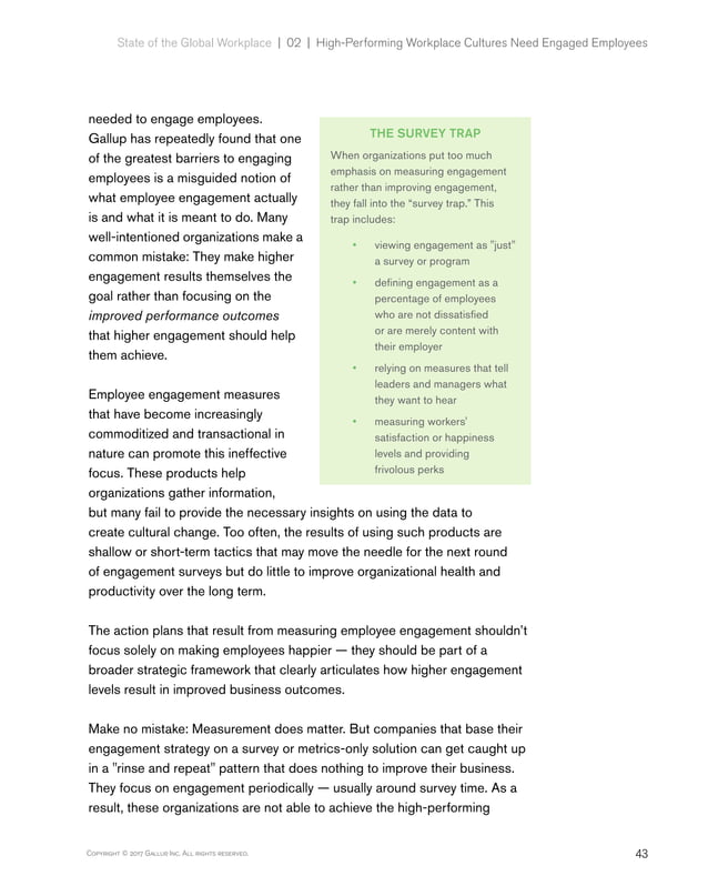 State of the Global Workplace - Gallup Report (2017) | PDF | Human ...