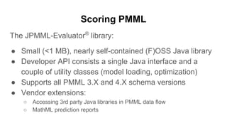 State of the (J)PMML art | PPT