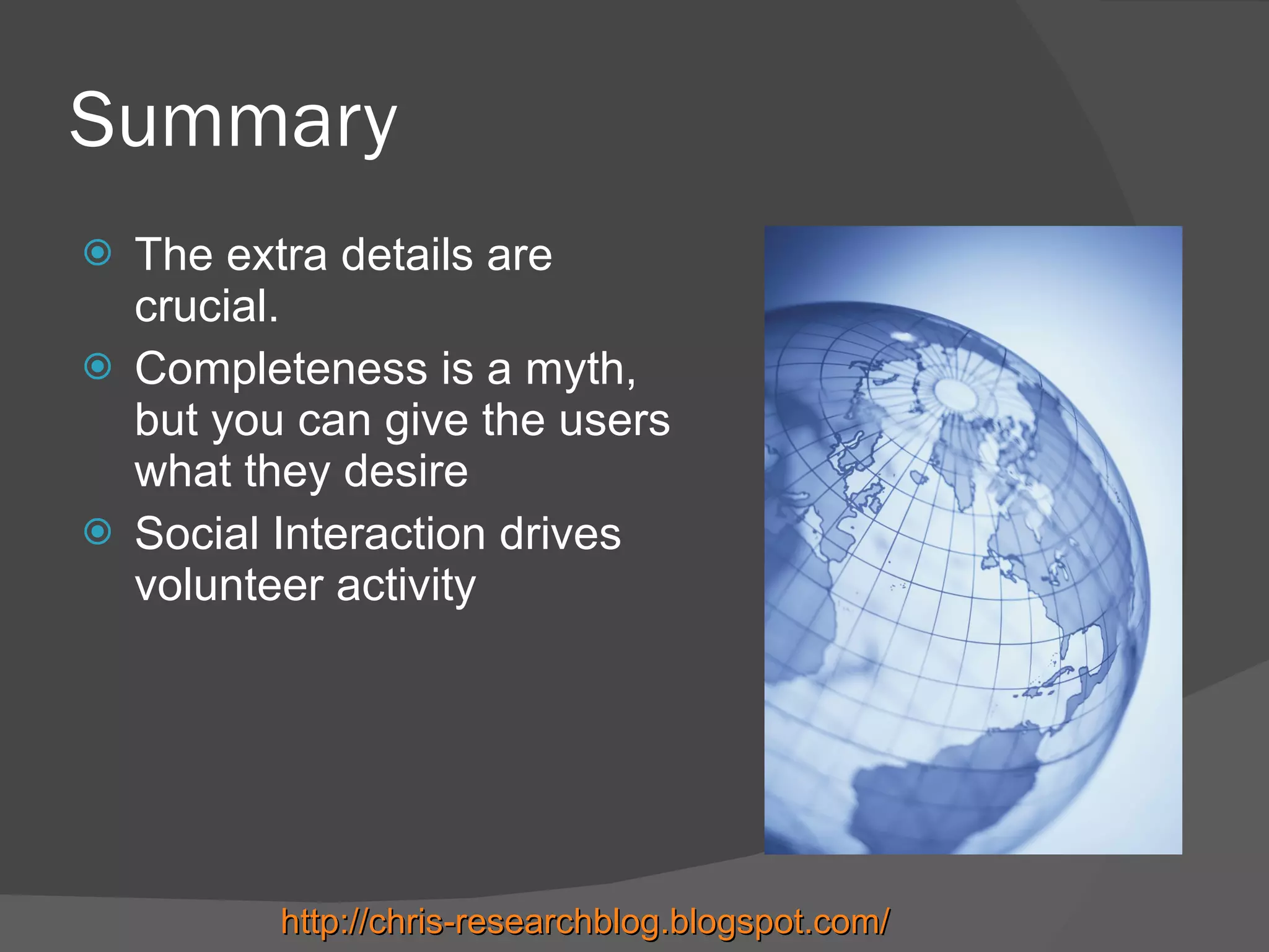 User Generated Maps - Why Anyone uses them | PPT