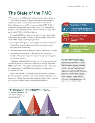 The State of the Project Management Office (PMO) 2014 | PDF