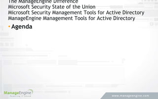 Microsoft, Active Directory, Security Management Tools and Where ...