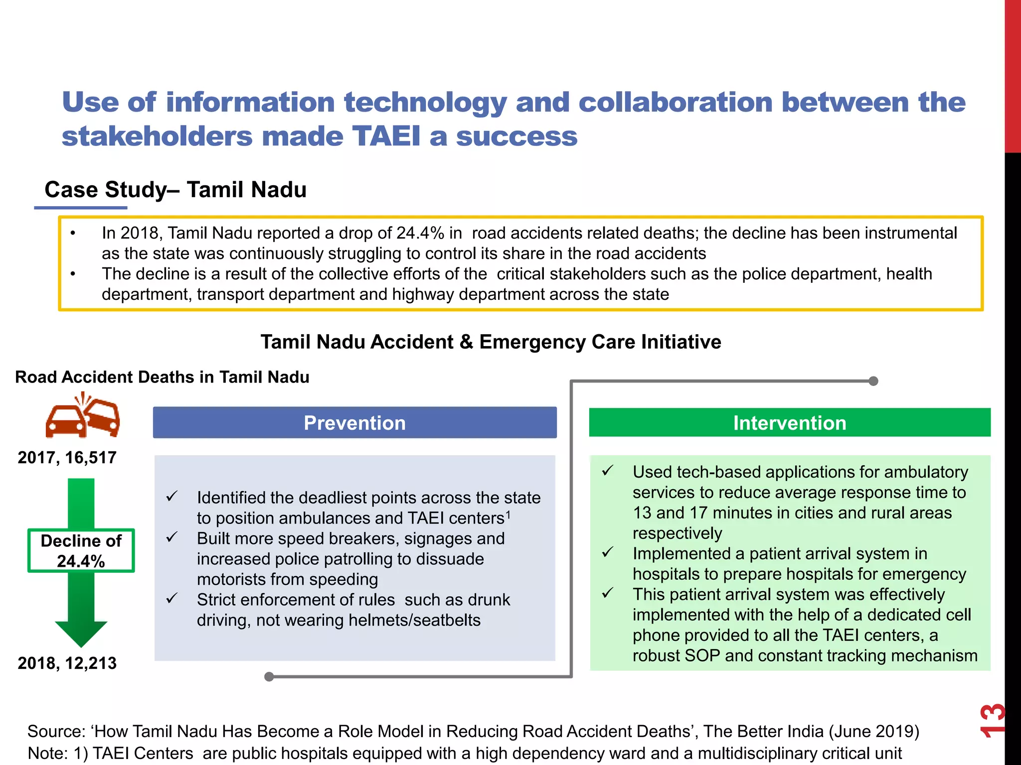 State of traffic accidents and injuries in india | PPTX