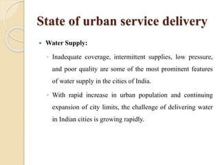 State of urban networks and services | PPTX