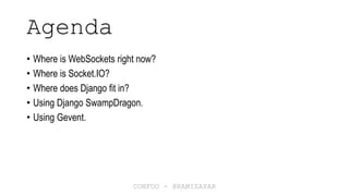 The State of WebSockets in Django | PPT