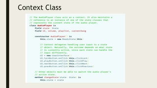State Design Pattern in GOF Design Patterns | PPT