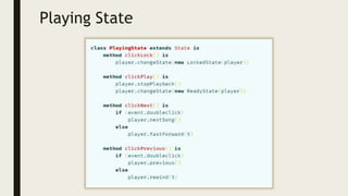 State Design Pattern in GOF Design Patterns | PPT
