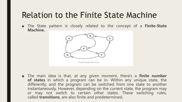 State Design Pattern In Gof Design Patterns Ppt