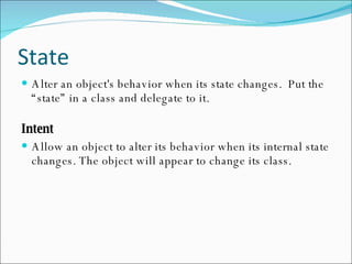 State Pattern in Flex | PPT