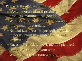 State report presentation introduction | PPT