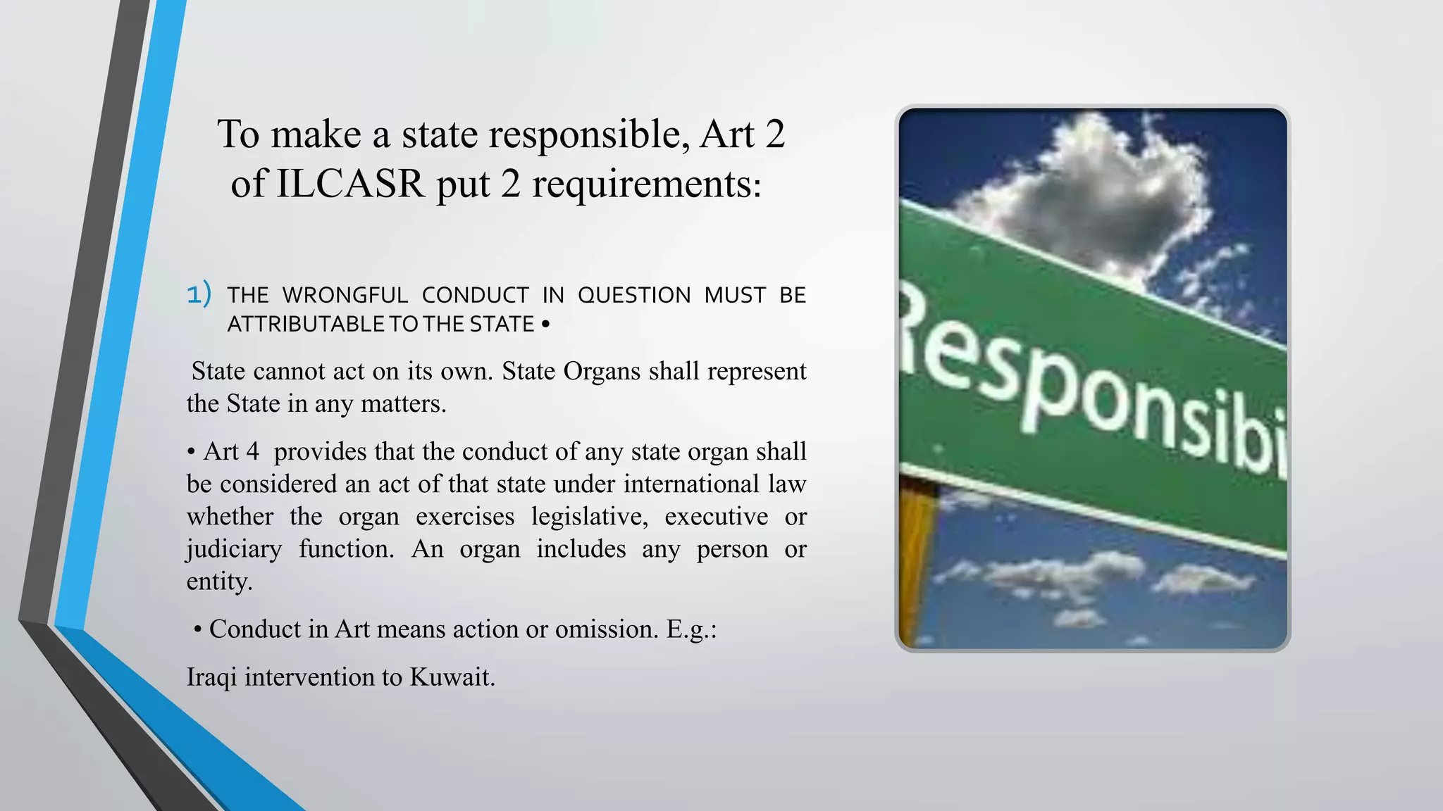 State responsibility in international law | PPTX