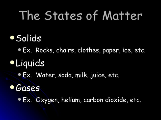 States Of Matter | PPT