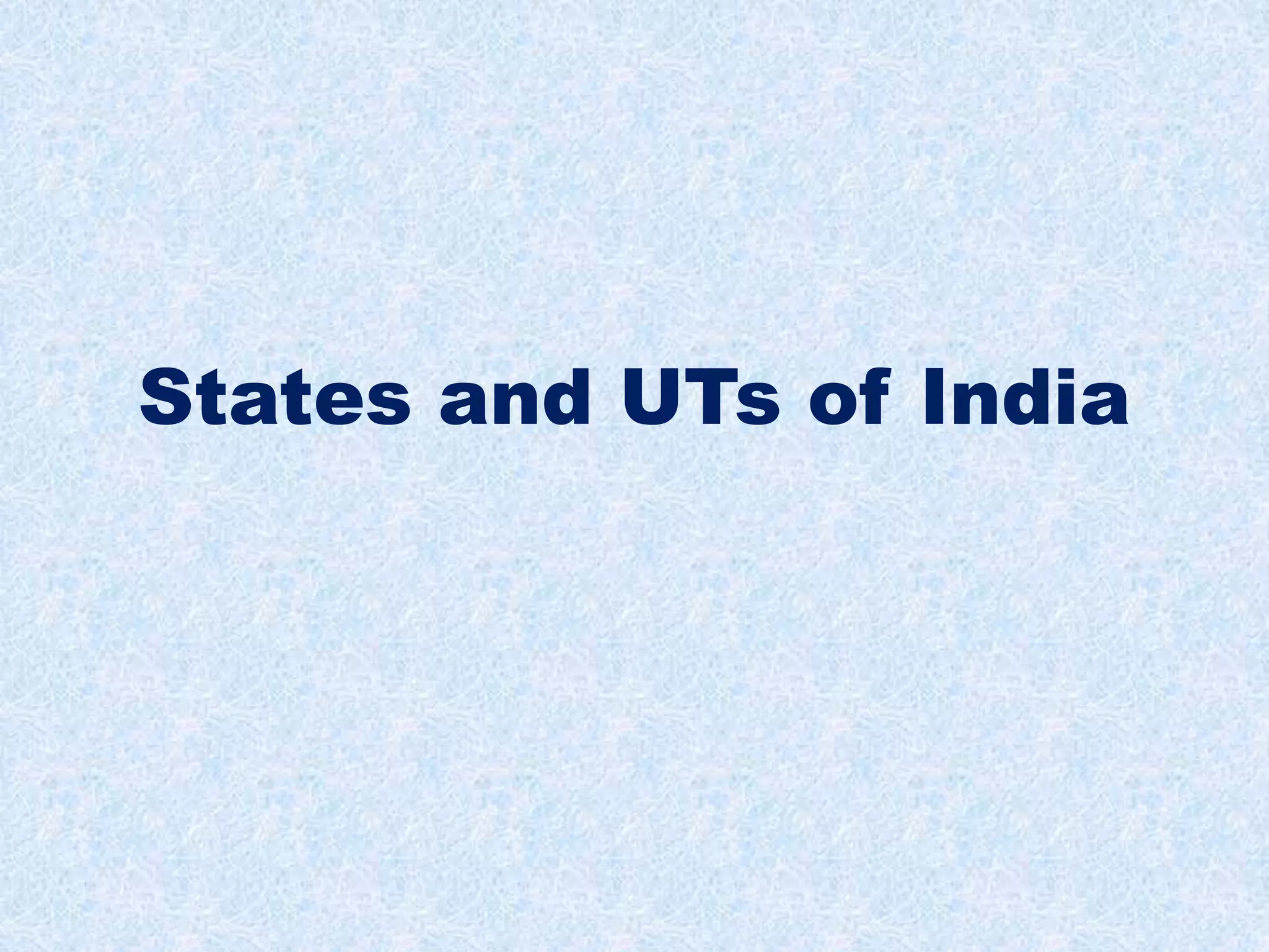 States and UTs of India_Part 1 | PPT