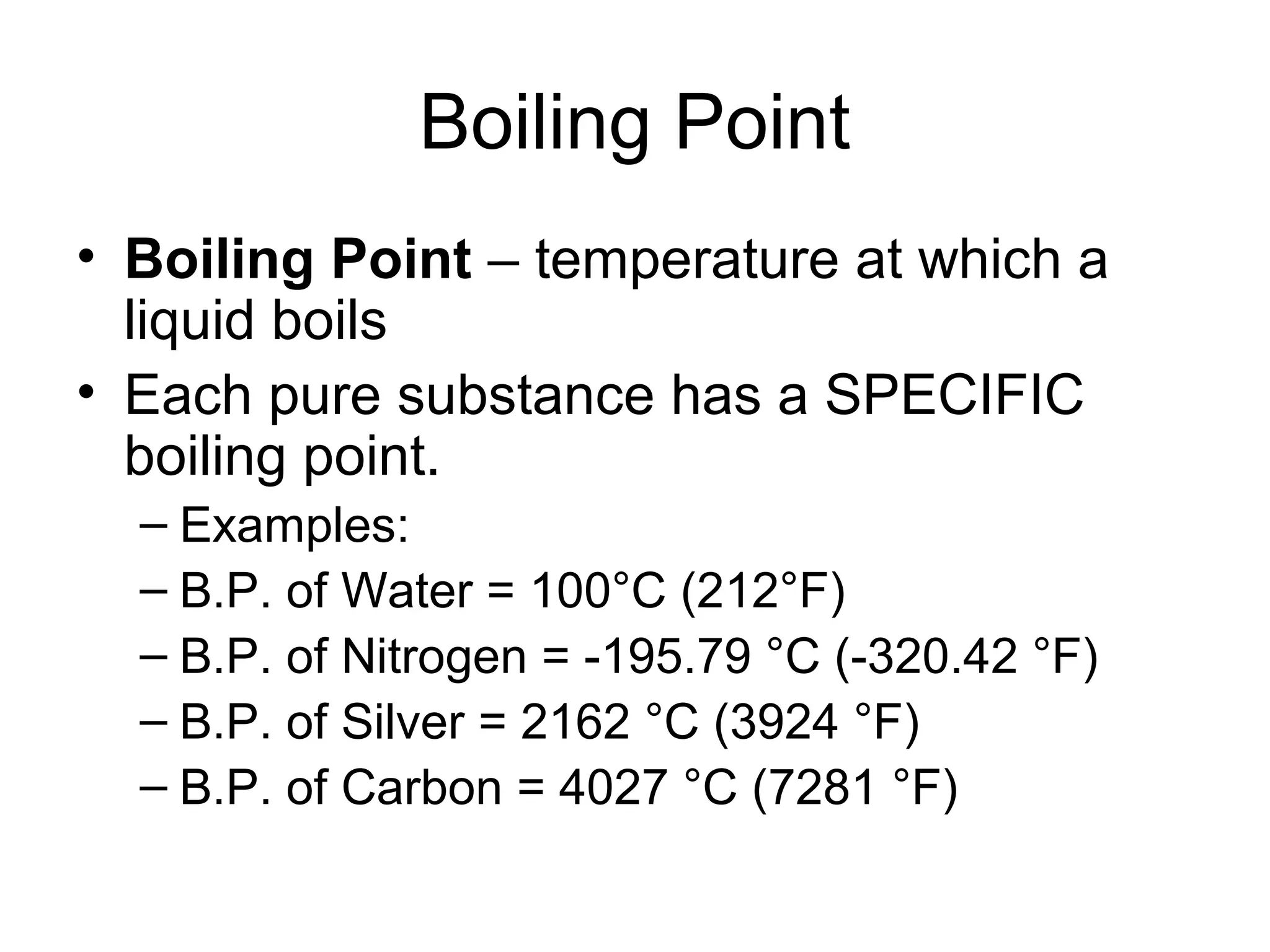 States, boiling point,_melting_point, | PPT