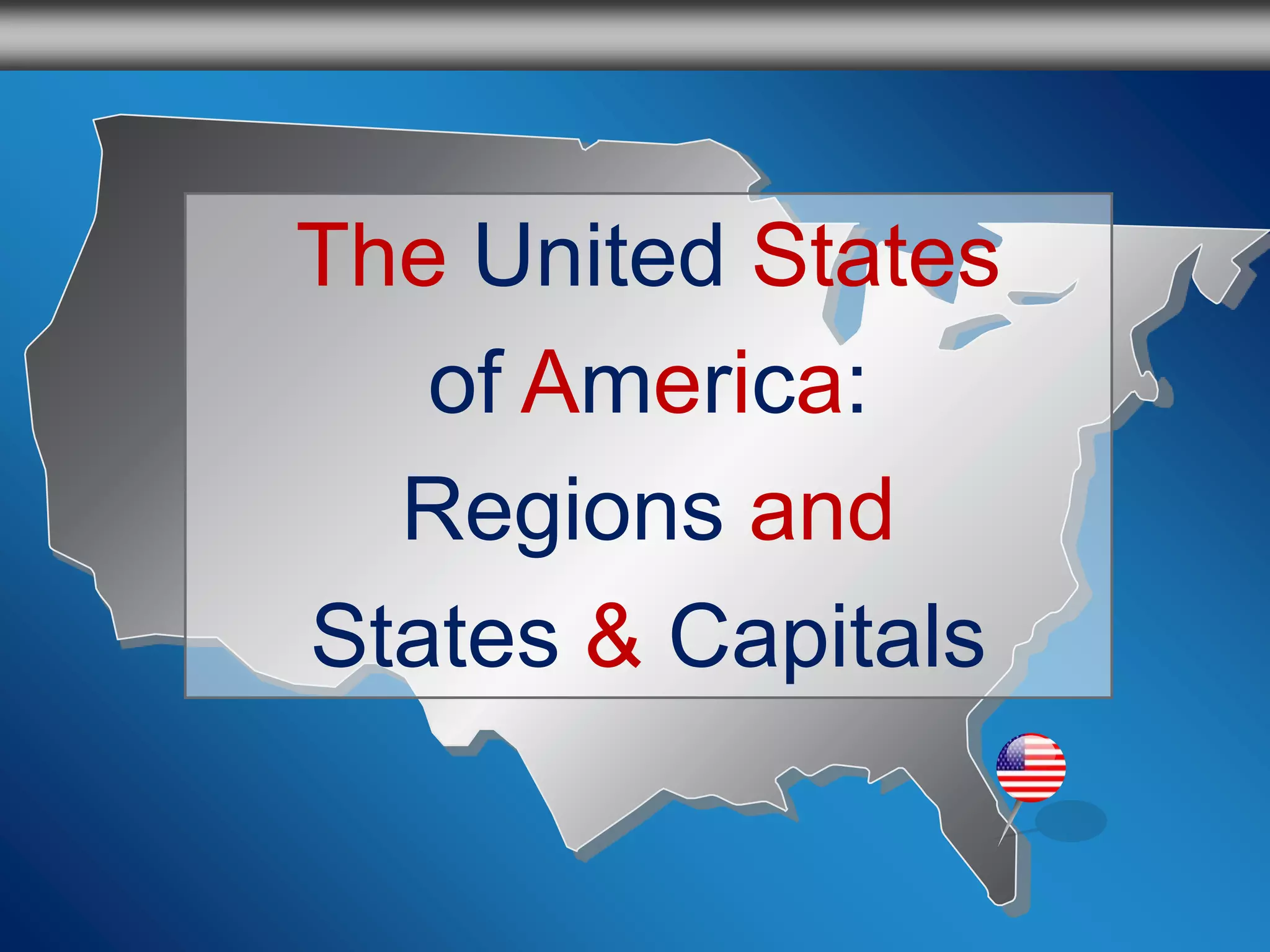 U.S. Regions, States & Capitals | PPTX