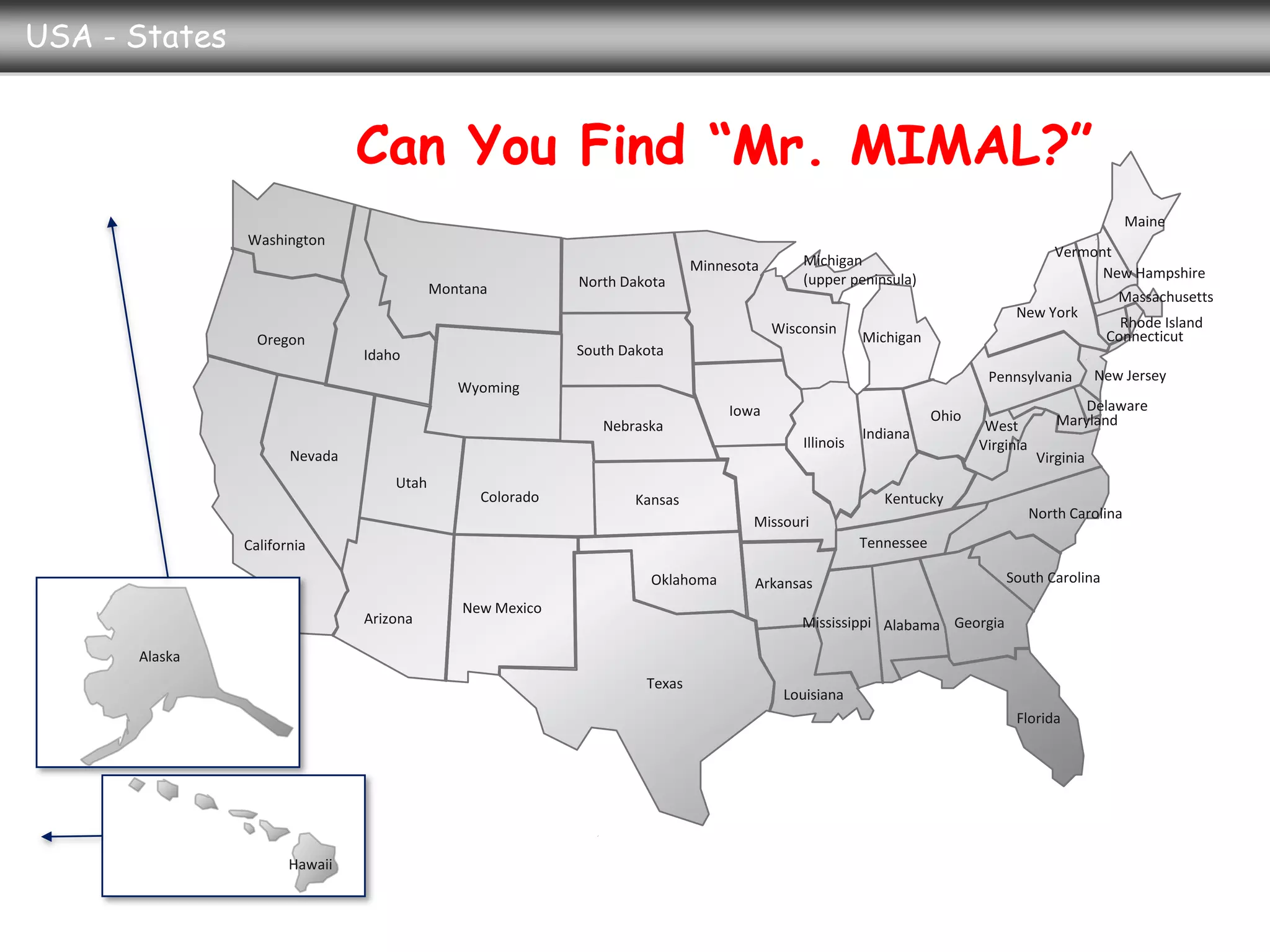 U.S. Regions, States & Capitals | PPTX
