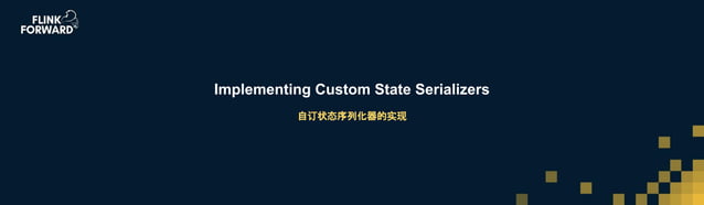 State schema evolution for Apache Flink Applications | PPT