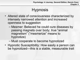 States of consciousness, sleep stages and drugs.ppt