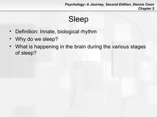 States of consciousness, sleep stages and drugs.ppt