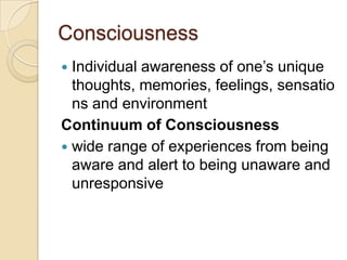 States Of Consciousness | PPTX