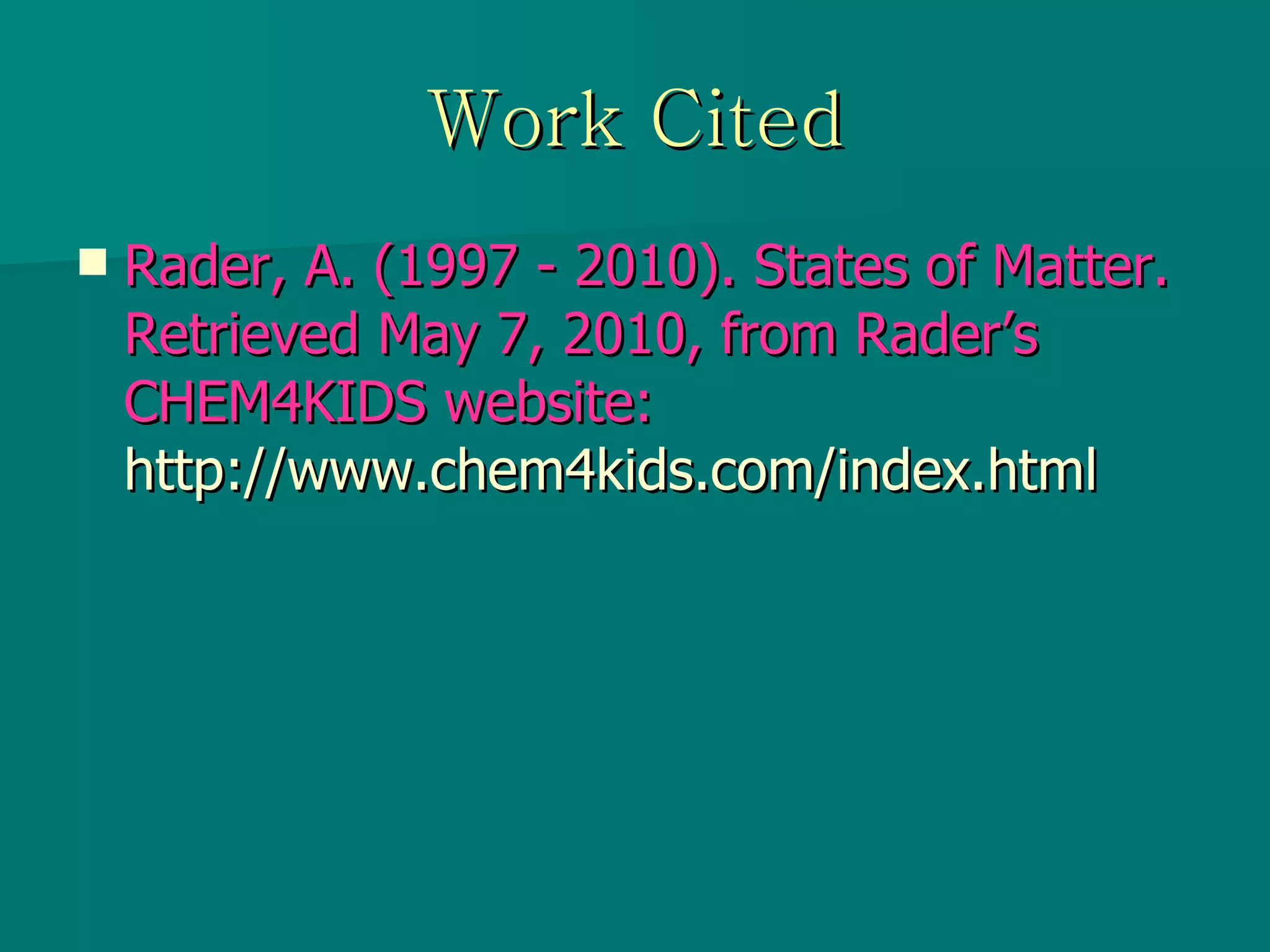 States Of Matter | PPT