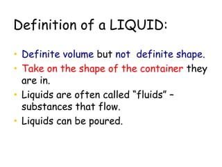 States of matter | PPT | Physics | Science
