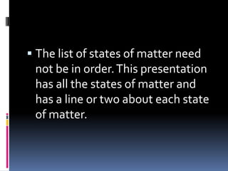 States of matter | PDF