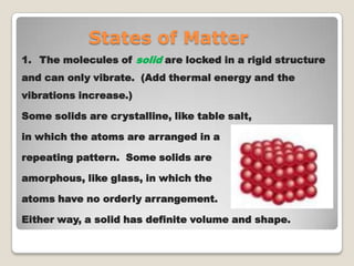 States of matter | PPTX