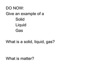 Solid Examples Matter