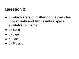 States of Matter - Solid, Liquid, and Gas | PPT