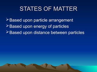 Science 8- The State of Matter (Solid, Liquid, Gas, Plasma) | PPT
