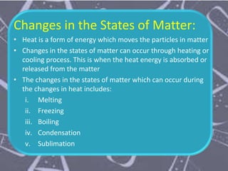 States of matter boiling point & freezing point (enhance) | PPTX