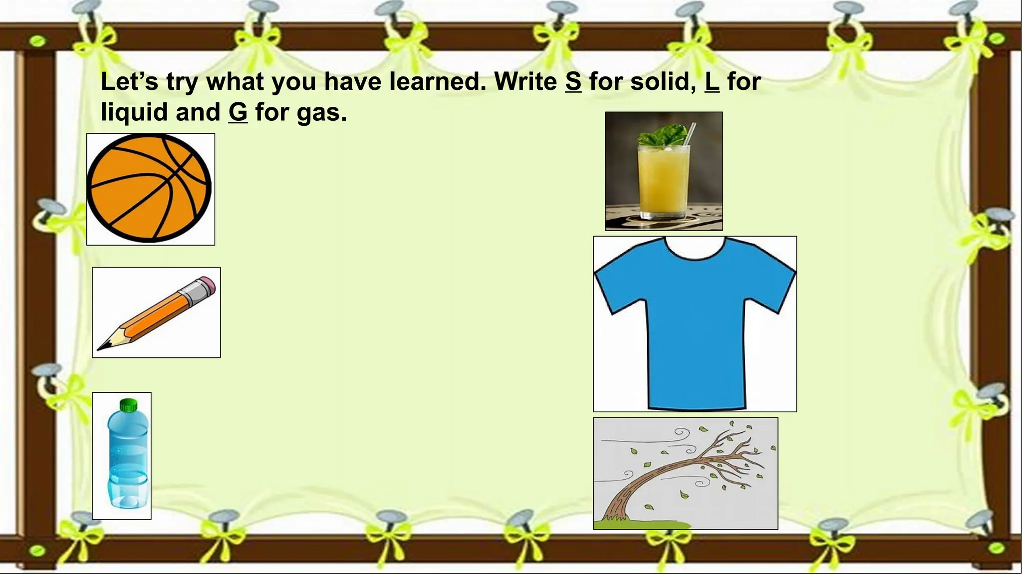 states of matter Solid, Liquid and gas. Matter is anything that ...