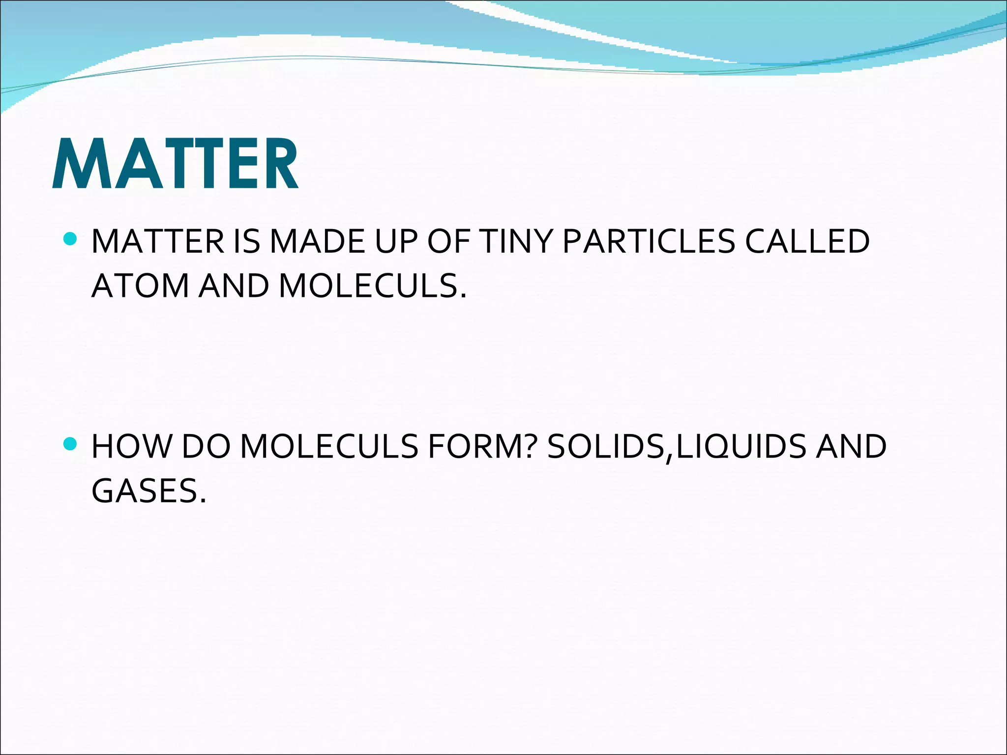 States of matter acc | PPT | Physics | Science